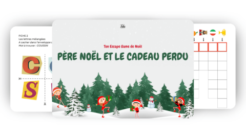 Escape Game de Noël gratuit à imprimer pour enfants